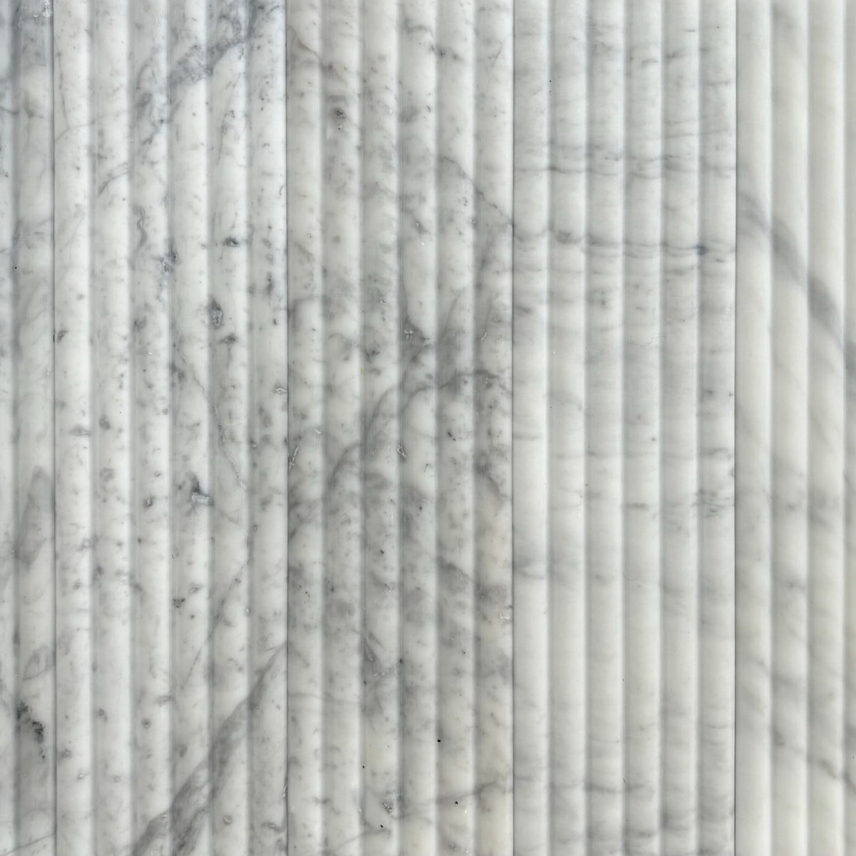 Bianco Carrara Marble 3D Fluted Accent Luxury Wall Tile Polished – All ...