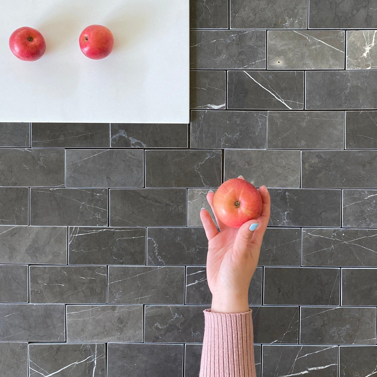 Graphite Marble Tile Polished 3x6 $7.50/SF – All Marble Tiles