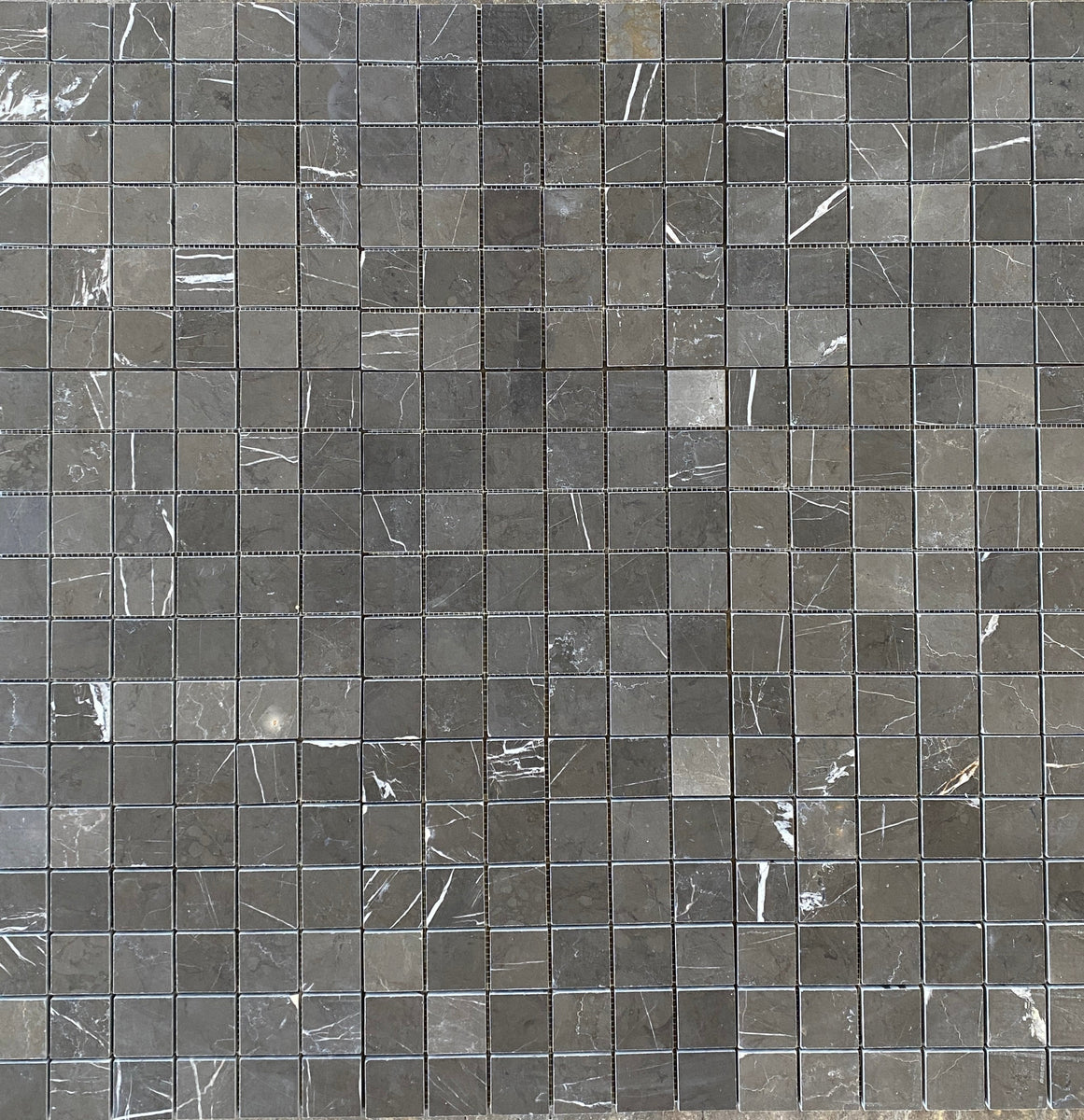 Graphite Marble Mosaic Square Polished Tile – All Marble Tiles